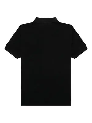 Play Comme Des Garcon Ss25 X Invader Pixel Heart Polo Shirt - Black