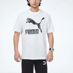 PUMA Archive Logo T-shirt 'white - White/black