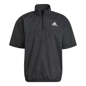Adidas Short Sleeve Half Zip T-shirt - Black