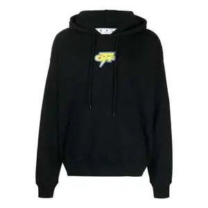 Off-White Printed Hoodie - White