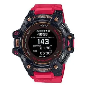 Casio G-shock Digital Watch With Solar And Bluetooth Connectivity - Redblack