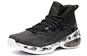 ANTA Ufo 2 High-top Athletic Sneakers - Black/white/grey