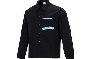 PUMA Logo Printed Loose Woven Lapel Jacket