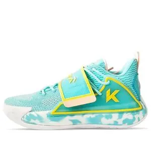 ANTA Klay Thompson Splash 2 Athletic Shoes - Pool Blue/white/yellow