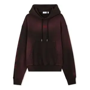 Off-White X C/o Ac Milan Hoodie 'black Red - Black/red