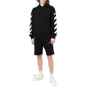 Off-White Logo Print Jersey Shorts - Default Colorway