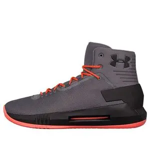 Under Armour Drive 4 "graphite" Athletic High-top Sneakers - Grey/orange