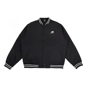 NEW BALANCE Logo Baseball Jacket - Black