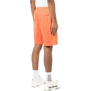 Off-White Logo Print Elastic Waistband Shorts - Default Color