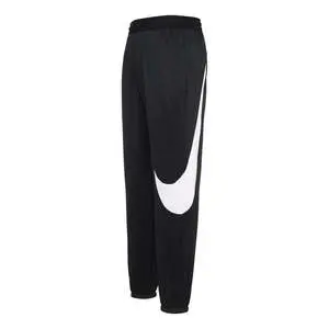 Nike Fleeced Big Hook Casual Ankle Banded Pants - Black