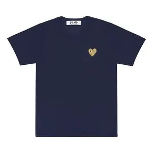 Play Comme Des Garcon Emblem T-shirt - Navy