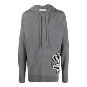 Off-White Intarsia Knit Hoodie - Default Colorway