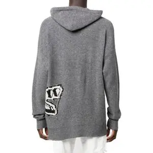 Off-White Intarsia Knit Hoodie - Default Colorway