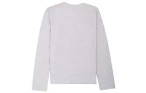 Play Comme Des Garcon Side Heart Logo Long Sleeve T-shirt - Grey
