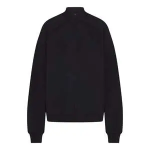 Nike X Skims Matte Tricot Oversized Full-zip Track Jacket - Obsidian