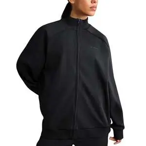 Nike X Skims Matte Tricot Oversized Full-zip Track Jacket