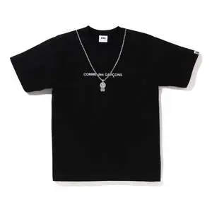 A BATHING APE X Comme Des Garcon Osaka Baby Milo Chain #2 T-shirt - Black