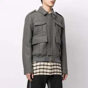 Off-White Logo Embellished Utility Jacket