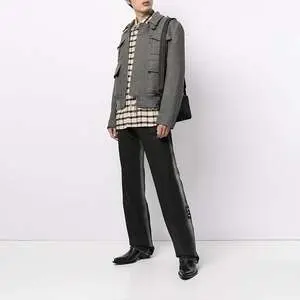 Off-White Logo Embellished Utility Jacket