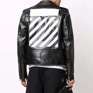 Off-White Fw22 Twill Printing Zipper Jacket