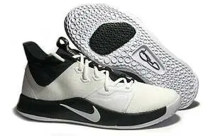 Nike Pg 3 Tb Low Top Sneakers - White/black