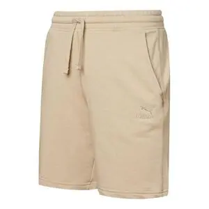 PUMA Logo Shorts - Khaki
