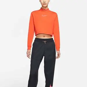 Nike Cropped Long Sleeve T-shirt - Orange
