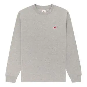 NEW BALANCE Made In Usa Core Long Sleeve T-shirt Asia Sizing - Athletic Grey