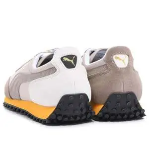 PUMA Fast Rider Low Sneakers - Grey/white/yellow