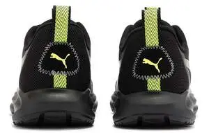 PUMA Twitch Runner Trail Sneakers - Black/green