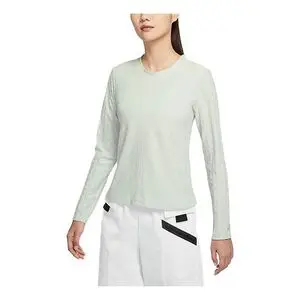 Nike Dri-fit Adv Tech Pack Quick Dry Knit Crewneck Sweatshirt - Graygreen