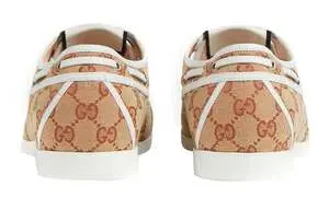 Gucci Gg Canvas Boat Shoes - Neutral