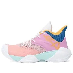 ANTA Basketball Series Sneakers Mid - Pink/white/blue
