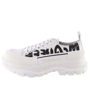 Alexander McQueen High Top Sneakers - White/black