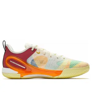 ANTA Splash "rocco" Athletic Sneakers - Beige/teal/orange