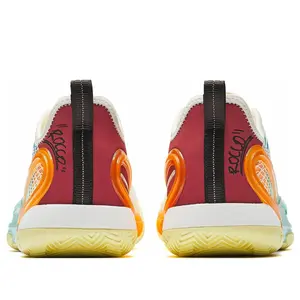 ANTA Splash "rocco" Athletic Sneakers - Beige/teal/orange