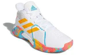 Adidas Court Vision 2.0 Rainbow Sole Sneakers - White/yellow