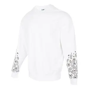 PUMA Paisley Graphic Crewneck Sweatshirt - White/black