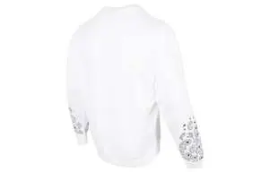 PUMA Paisley Graphic Crewneck Sweatshirt - White/black