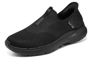 Sketchers Go Walk 6 Slip-ins Athletic Sneakers - Black