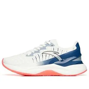 ANTA Athletic Lace-up Sneakers - White/blue/orange