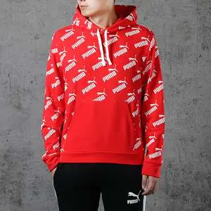 PUMA Amplified Track Hoodie - Red/white