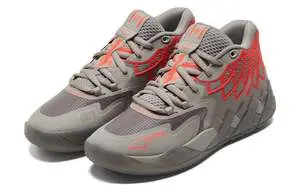 PUMA Mb.01 Mid Top Sneakers - Grey/red