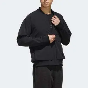 Adidas Pocket Zipper Sports Jacket - Black