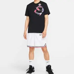 Nike Exploration Pattern Basketball Pocket Short Sleeve - Black