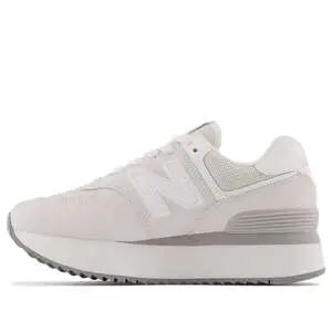 NEW BALANCE New Balance 574+ Platform Sneakers White/gray