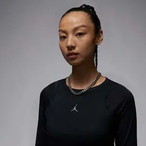 JORDAN Air Long Sleeve Base Layer - Black