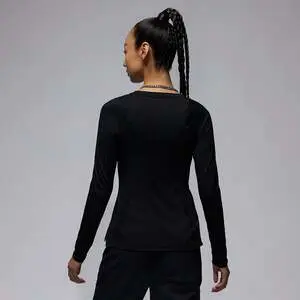 JORDAN Air Long Sleeve Base Layer - Black