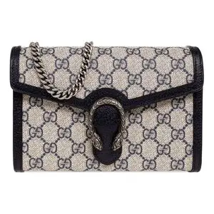 Gucci Dionysus Gg Mini Chain Wallet 'beige Blue - Beige/blue