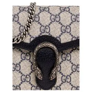Gucci Dionysus Gg Mini Chain Wallet 'beige Blue - Beige/blue